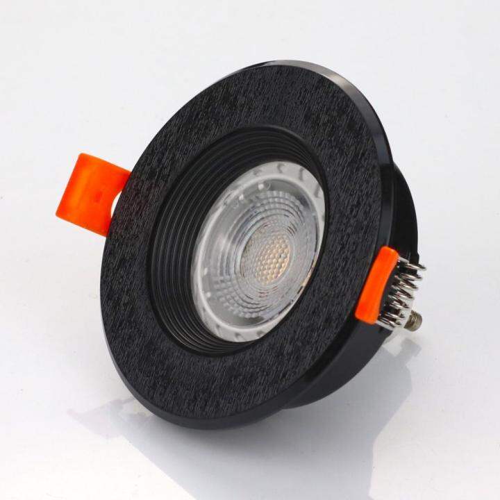 Plastic Round Square Adjustable LED Recessed Ceiling Down Light Fitting ...
