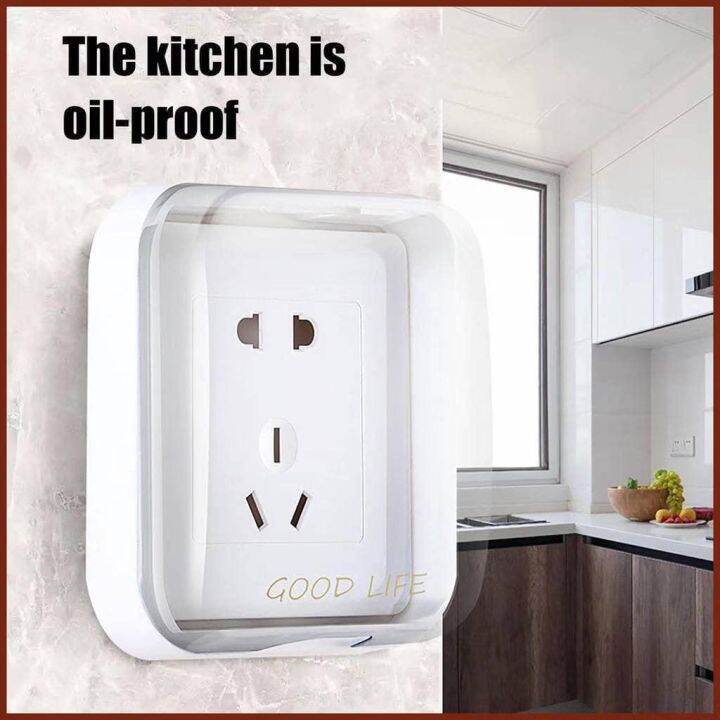 KV-1pcs Bathroom Socket Case High-transparent Portable Socket Case For ...