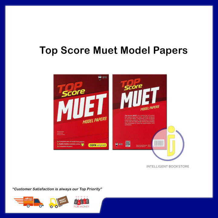 [Intelligent] EPH Top Score Muet Model Papers Cefr-Aligned 2023 | Lazada