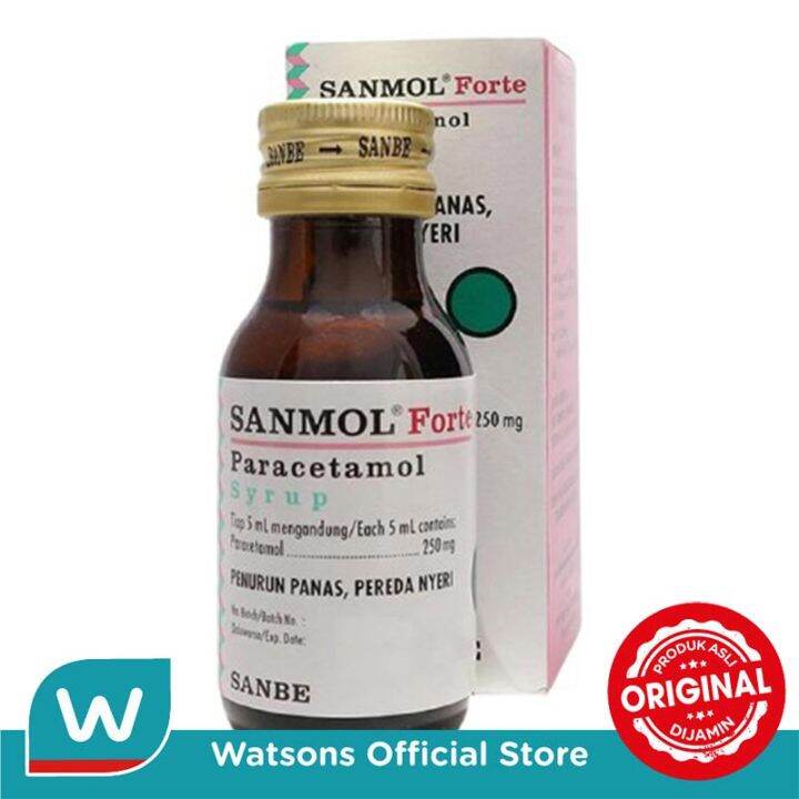 Sanbe Sanmol Forte Syrup 60Ml (Btl) | Lazada Indonesia