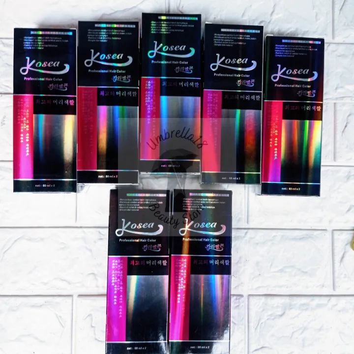 KOSEA HAIR COLOR 60mlx2/Cat Rambut Permanent/Premium/pewarna rambut/BPOM | Lazada Indonesia