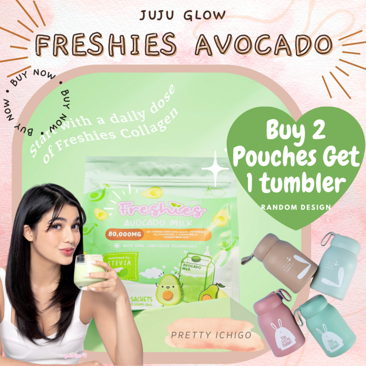 Freshies Collagen Avocado Milk Drink 80,000 mg by Juju Glow | Lazada PH