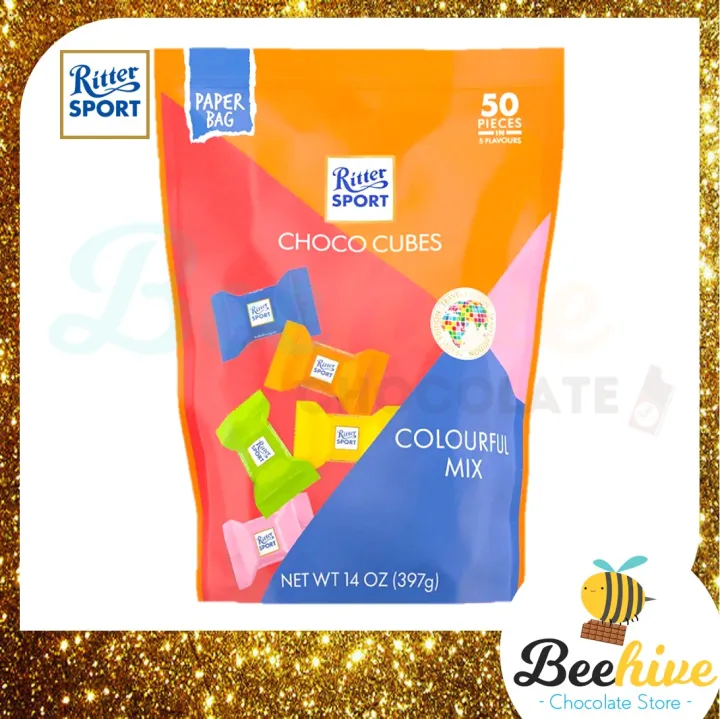 Ritter Sport Choco Cube Chocolate Cubes 50pcs 397g | Lazada