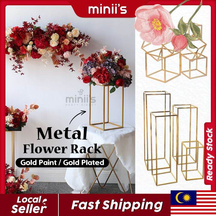 Miniis Metal Frame Geometric Iron Art Decoration Party Detachable ...