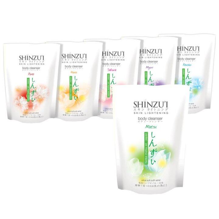 Shinzui Skin Lightening Body Cleanser/Body Wash/ Sabun Refill 400ml ...