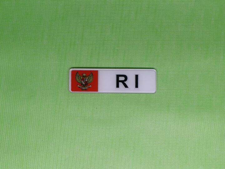 emblem Plat logo garuda RI merah putih | Lazada Indonesia