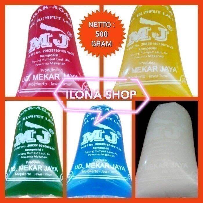 AGAR AGAR RUMPUT LAUT SIAP PAKAI JELLY AGER BAHAN UNTUK ES CAMPUR/ES ...