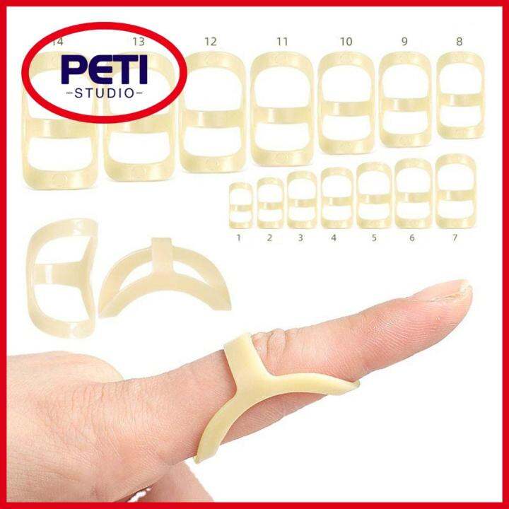 2PCS Oval 8 Support Protection Bending Deformation Arthritis Finger ...