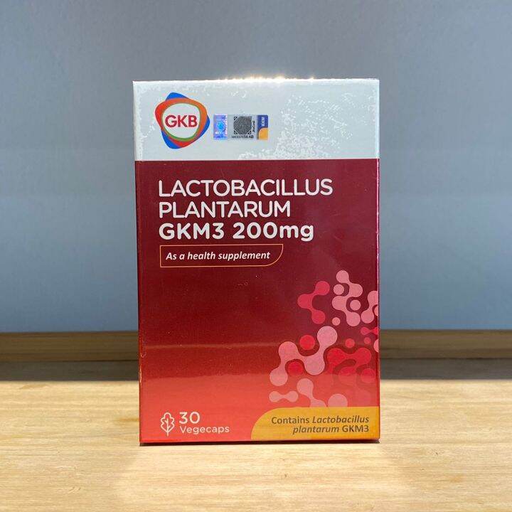 GKB Lactobacillus Plantarum Gkm3 200mg 30 Vegecaps | Lazada