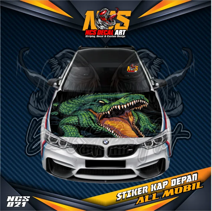 stiker mobil stiker cap mobil stiker kap depan mobil sticker bemper ...