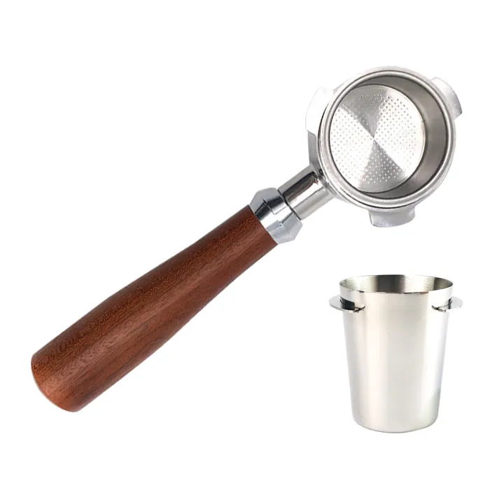 51mm 54mm With Dosing Cup Stainless Steel Tool Practical Wooden Handle ...