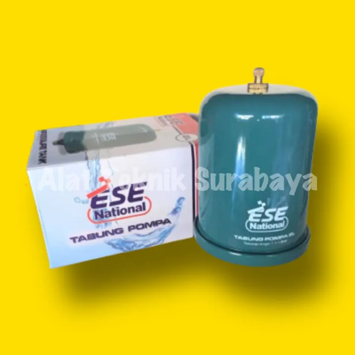 TABUNG POMPA ESE 2 LITER 2L AIR NATIONAL OTOMATIS BODY BESI PRESSURE ...