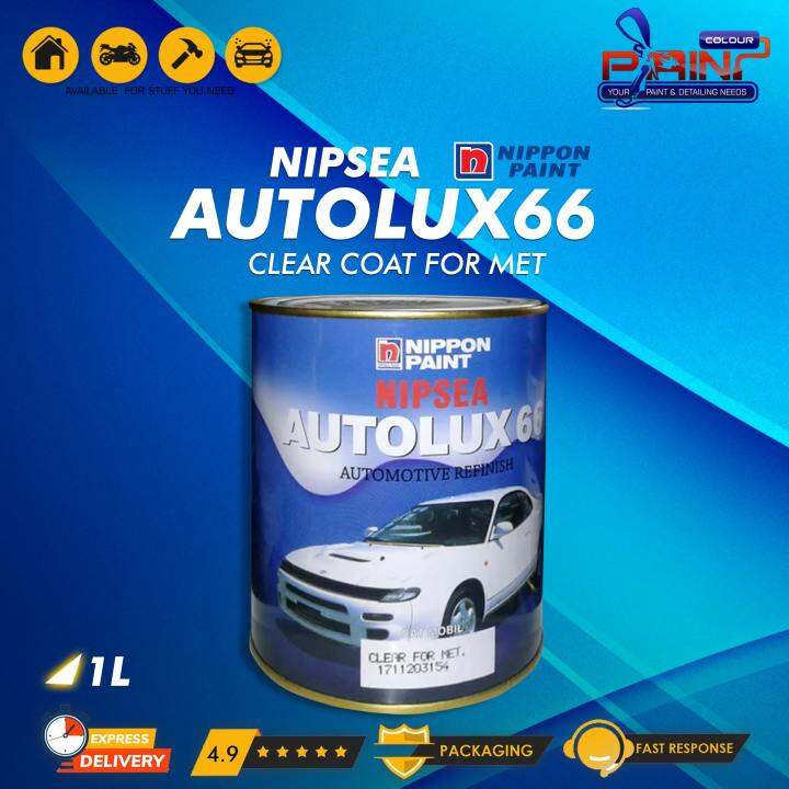 Clear Coat Autolux 66 For Met 1 liter /Pernis/Clearcoat/Coat | Lazada ...