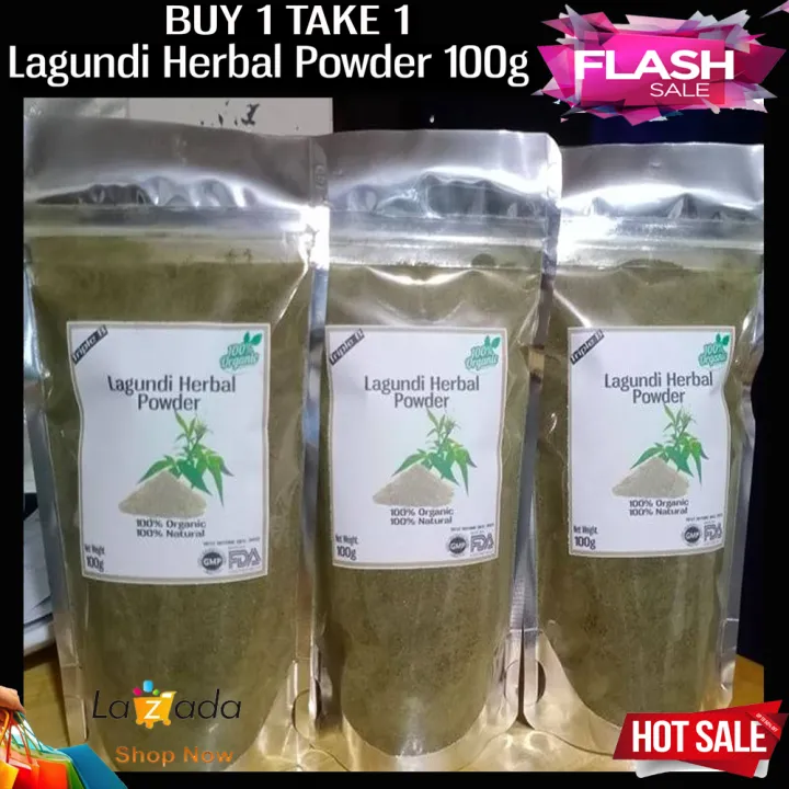 BUY 1 TAKE 1 Organic Pure Natural Lagundi Herbal Powder 100g - Herbal ...