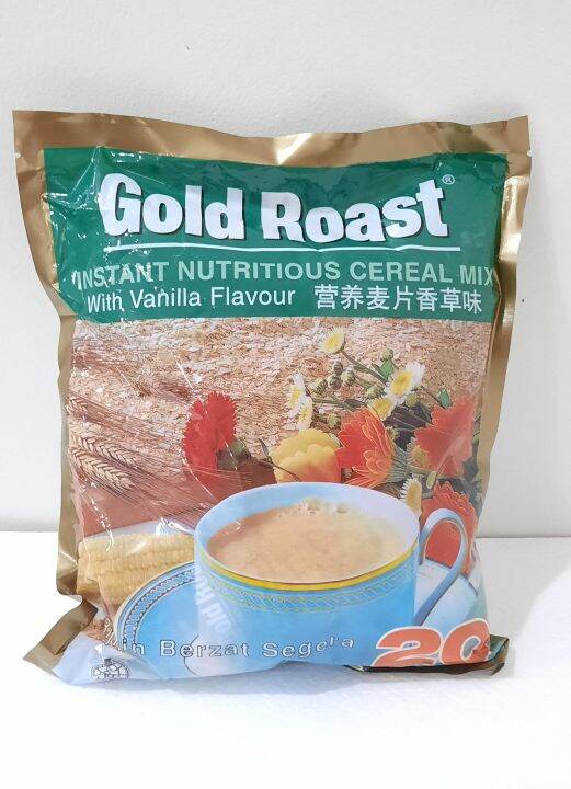Gold Roast Instant Cereal Mix Vanilla Chocolate 20 sachets | Lazada PH