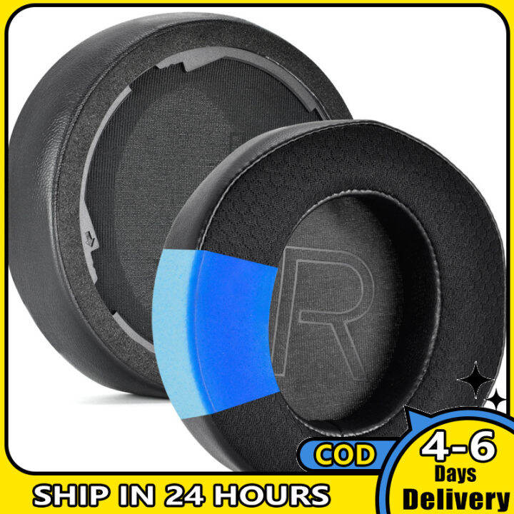 อะไหล่สายรัดศีรษะที่ครอบหูหนัง1คู่ใช้ได้กับ Alienware Aw310h Aw510h ที่ ...