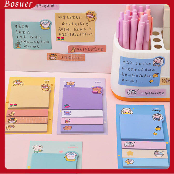 【Bosuer💛COD】Kartun Kreatif Post-It Note Lucu Ins Mark Message Post-It ...