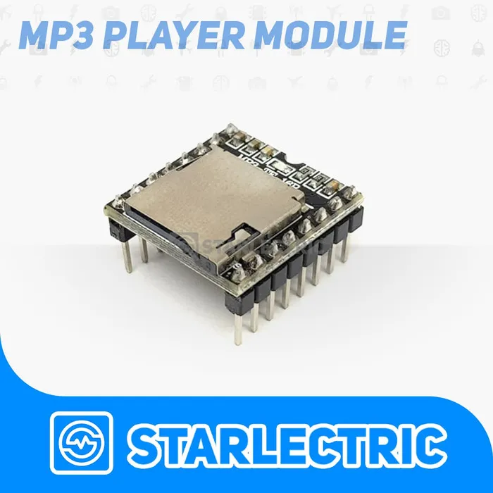 DFPLAYER DF PLAYER MINI MP3 PLAYER MODUL ARDUINO MP3-TF-16P | Lazada ...