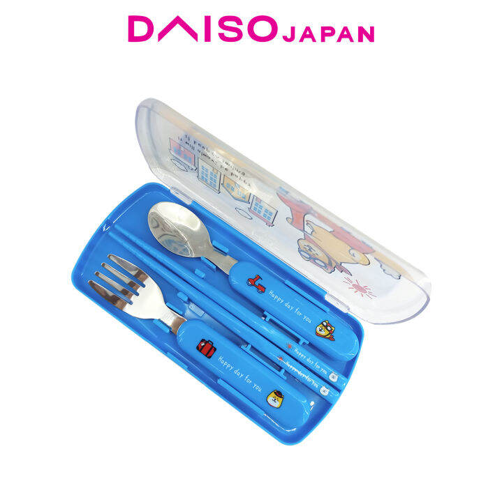 Daiso 3-piece Cutlery Set in Animal Design | Lazada PH