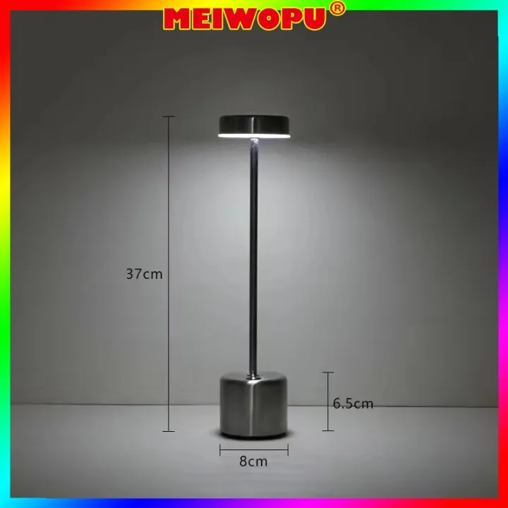 Led Charging Bar Table Lamp Restaurant Cafe High Pole Hat Decoration ...
