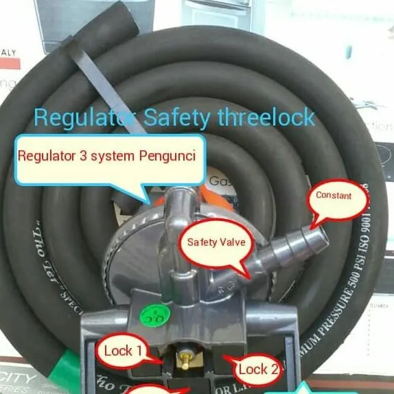Regulator Brightgas threelock terbaik Lpg tabung Pink Pertamina ...