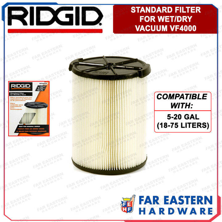 RIDGID Standard Filter for Wet/Dry Vacuum VF4000 | Lazada PH