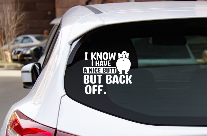 Car Sticker Decal Back Off | Lazada PH