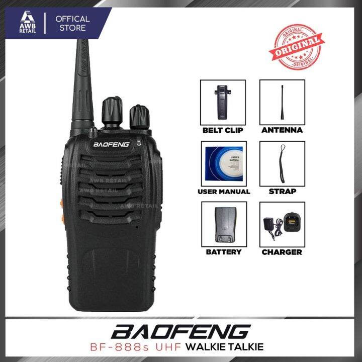 Baofeng/Platinum BF-888s Walkie Talkie UHF Transceiver Two-Way Radio | Lazada PH