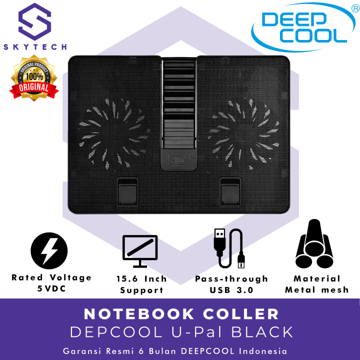 COOLING PAD DEEPCOOL U PAL ORIGINAL GARANSI RESMI | Lazada Indonesia
