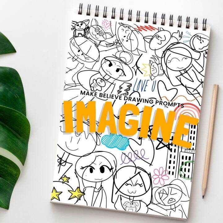 Imagine Drawing Prompts | Doodle Prompts | Drawing Book | Creative ...