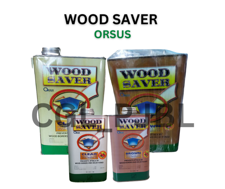 WOOD SAVER - WOOD PRESERVATIVES - ANTI ANAY & BUKBOK - 1 GAL (BROWN ...