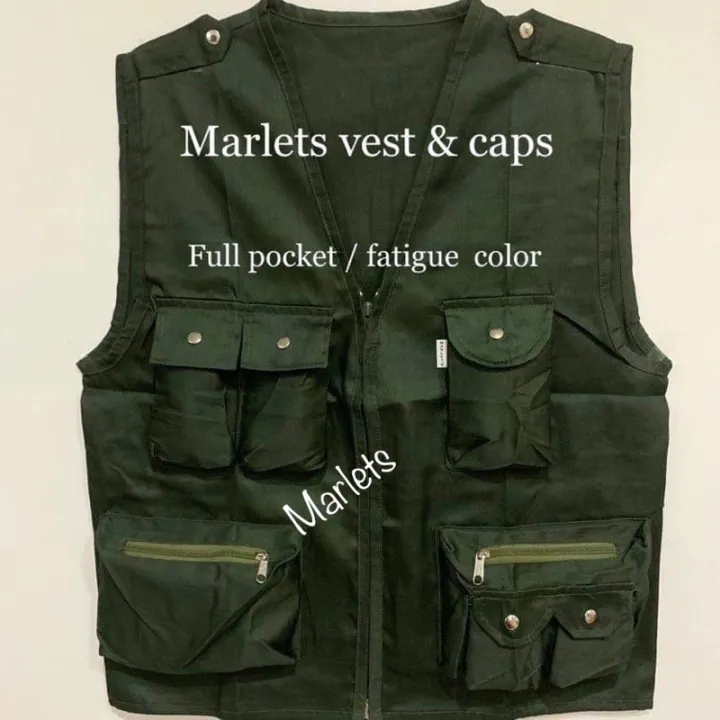 Full pocket Vest ,Toda,Barangay Tanod Chaleco Rescue safety Vest | Lazada PH
