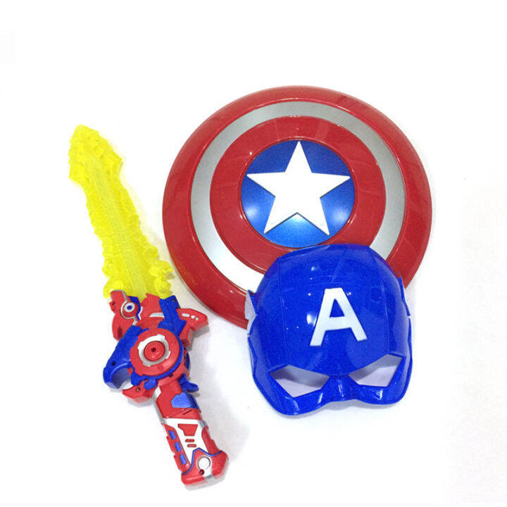 Children's toy gun knife boy luminous Altman sword dress up Captain ...