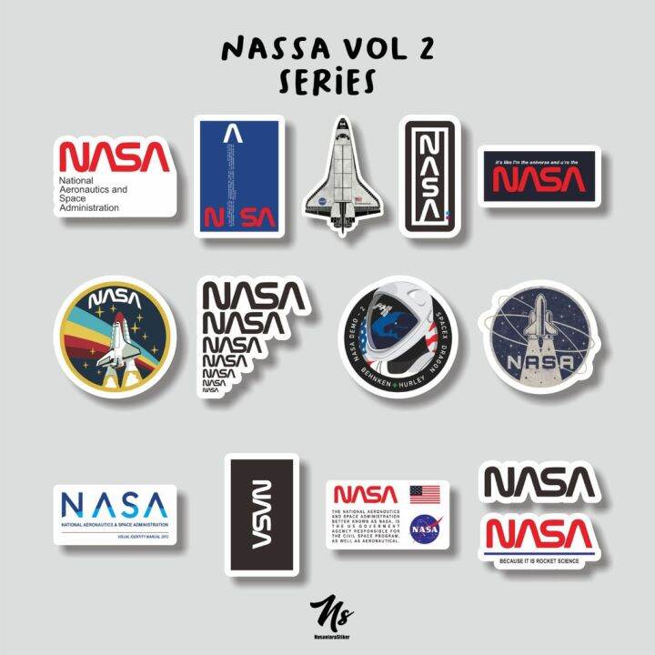 Sticker Nasa Stiker for case handphone Sticker For skin laptop Stiker ...