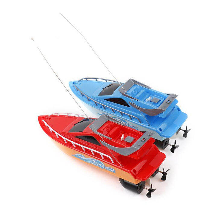 Kids Remote Control Speed Boat Toys Children RC Boat Permainan Bot ...