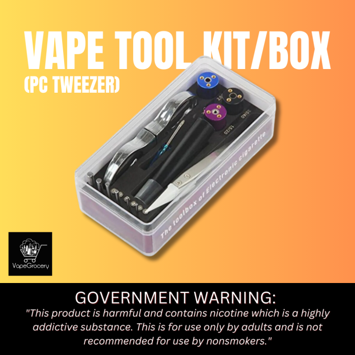 VAPE TOOL KIT/BOX(PC TWEEZER) | Lazada PH