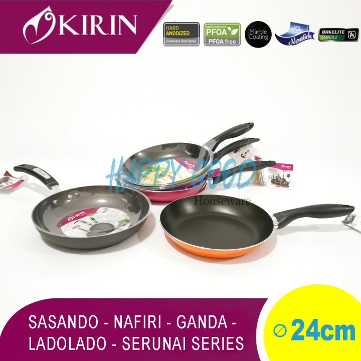 KIRIN 24CM 5 FRYPAN/PANCI SASANDO/NAFIRI/LADOLADO/GANDA/SERUNAI 5 ...