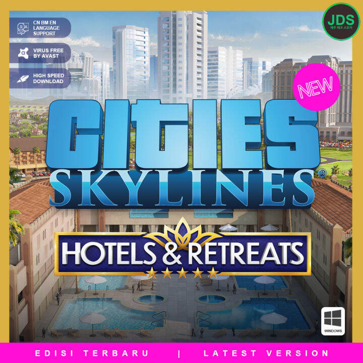 PC Games CITIES: SKYLINES V1.17 Hotels and Retreats + ALL DLC – DELUXE ...