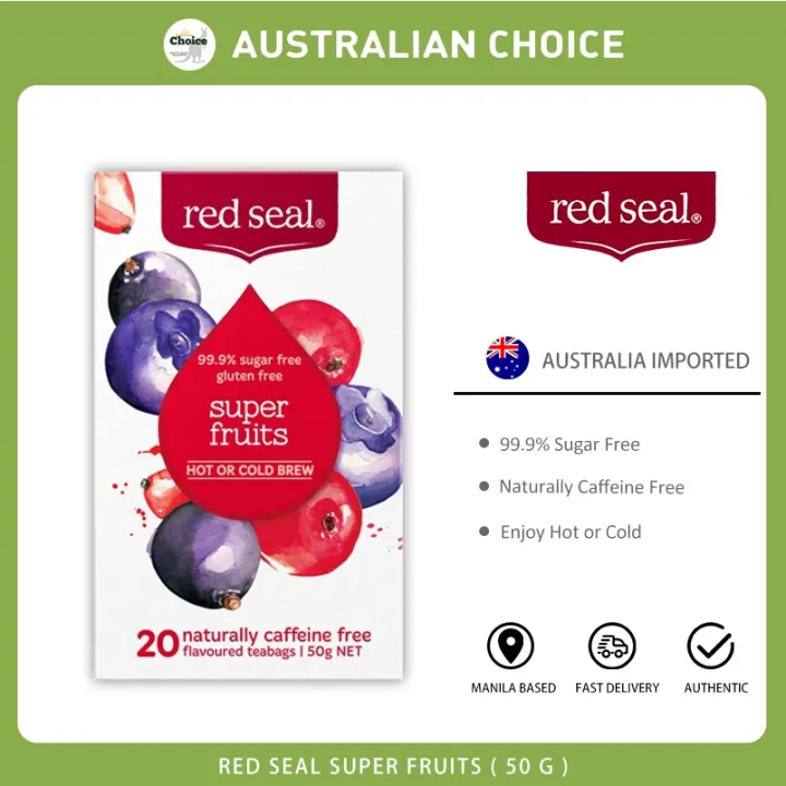 Red Seal Hot or Cold Brew - Superfruits 20 Teabags 50g. | Lazada PH
