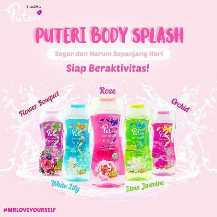 MUSTIKA PUTERI BODY SPLASH COLOGNE 245 ML-PUTERI COLOGNE ORIGINAL 100% ...