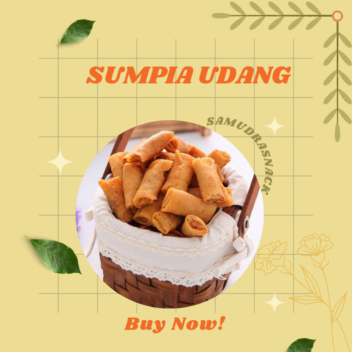 sumpia udang / sumpia full ebi / sumpia udnag jumbo pedas manis asli ...