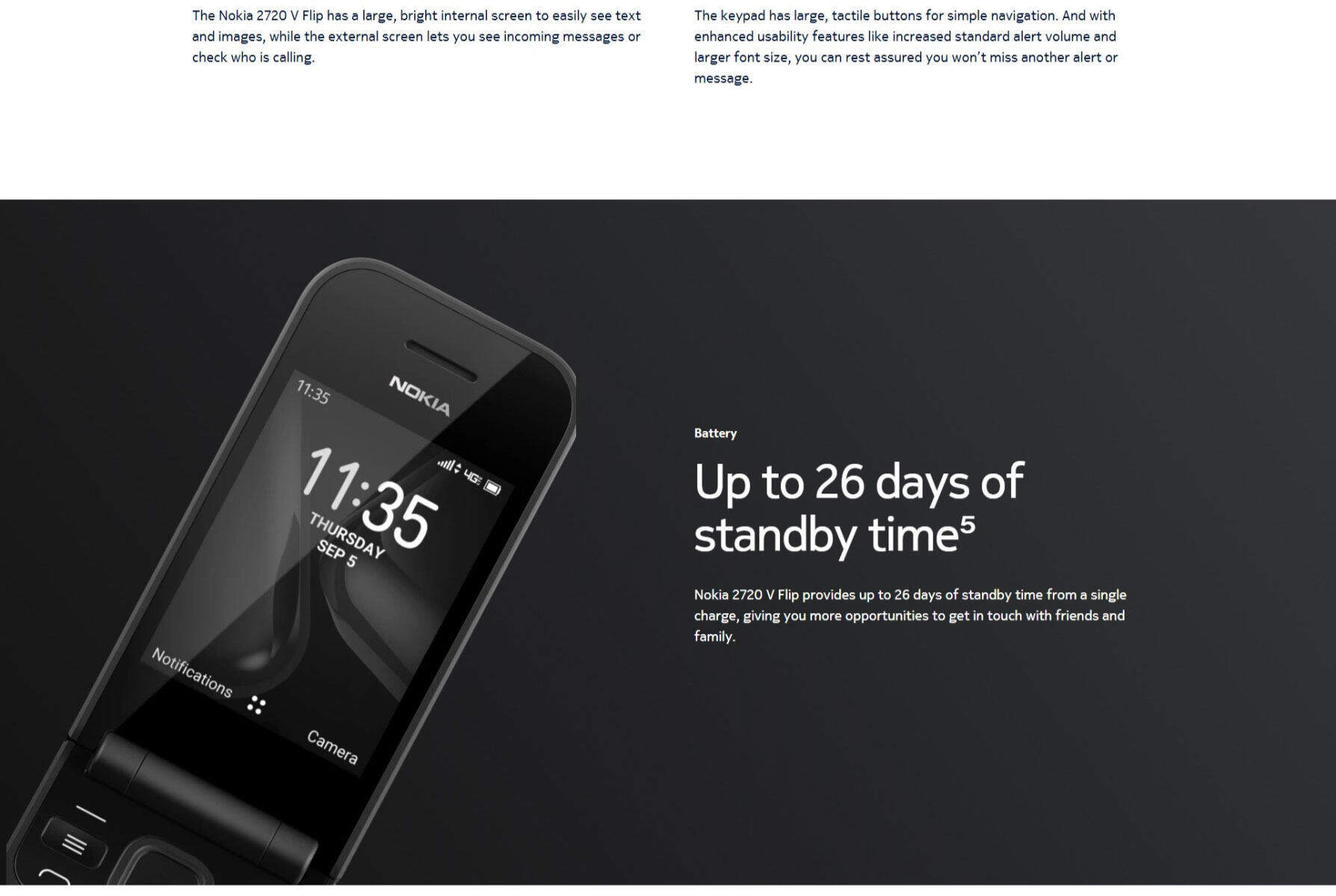 I ANGEL โทรศัพท์มือถือ copy Nokia 2720 FILP (4G) Flip Mobile Phone Dual ...