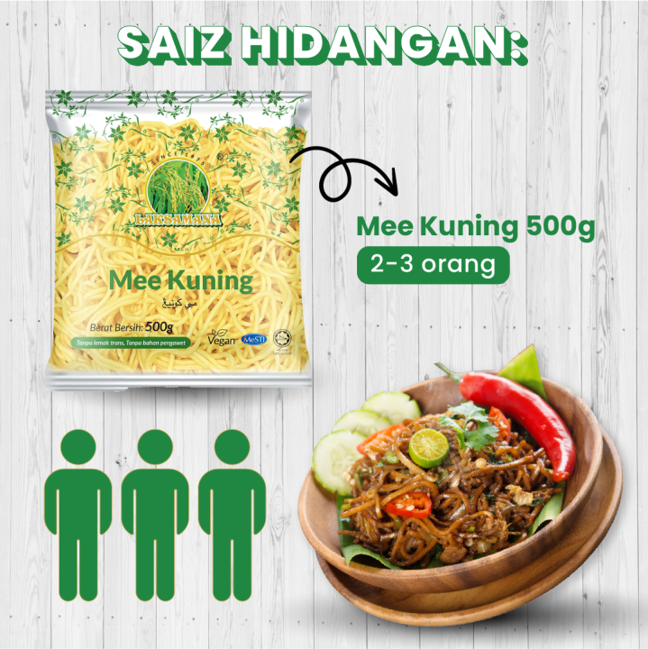 Laksamana Mee Kuning 500G | Lazada