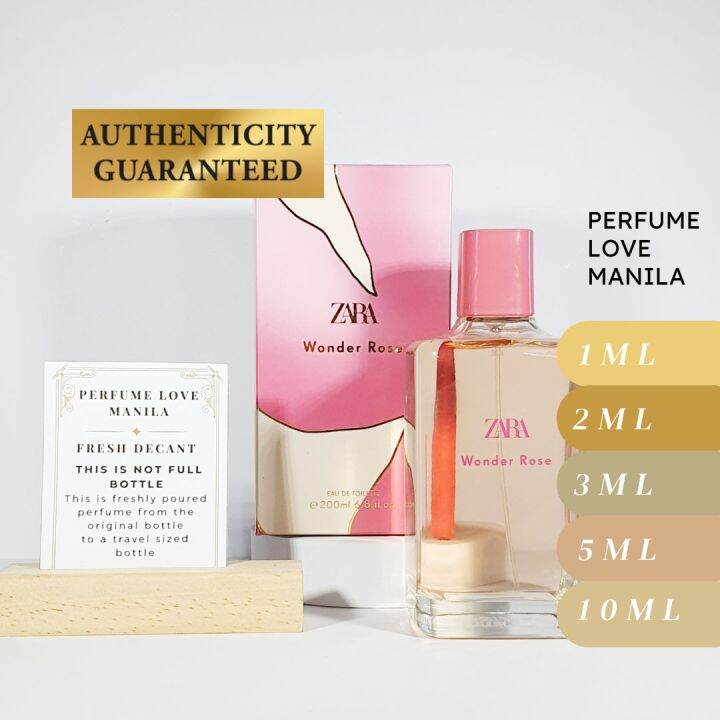 Zar a Wonder Rose 1ml 2ml 3ml 5ml perfume decant | Lazada PH