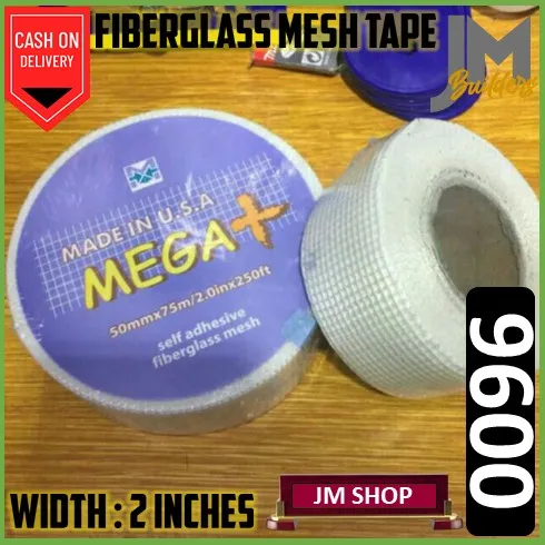 JM H-0096 | Fiberglass Mesh Tape / Gypsum Tape / Gasa Tape 30m | Lazada PH
