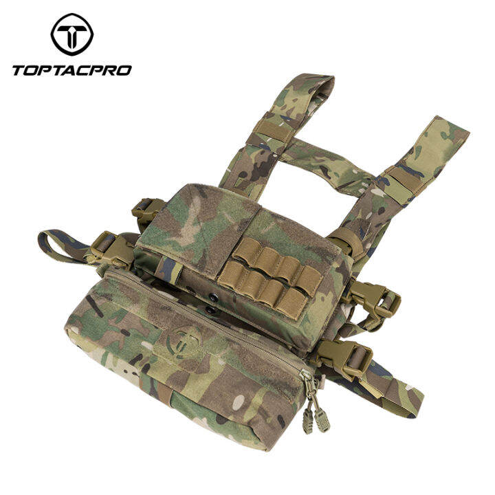 TOPTACPRO Tactical Drop Dump Pouch AVS JPC CPC Waist Pouch EDC Combat ...