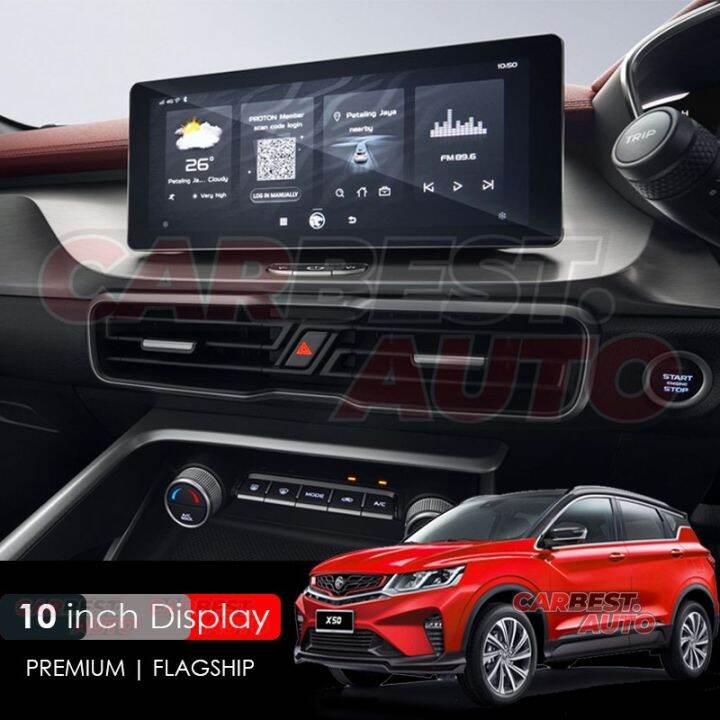 NEW Proton X50 Head Unit Screen Infotainment Tempered Glass Screen ...