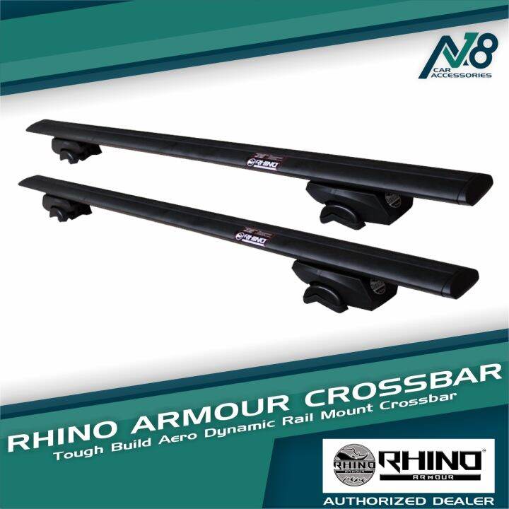 Rhino Armour Rail Mount Heavy Duty Crossbar Genuine | Lazada PH