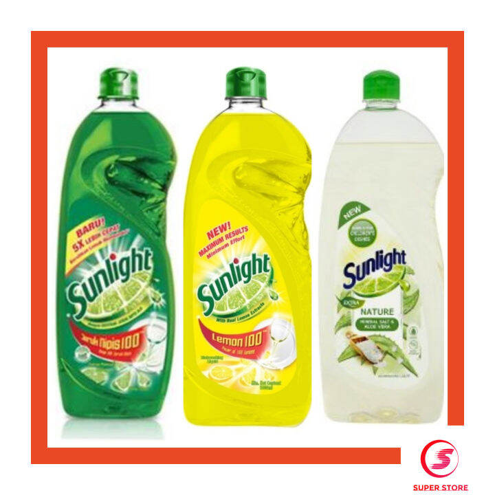 [PROMOSI] Sunlight Dish Wash Liquid (1000ml) | Lazada