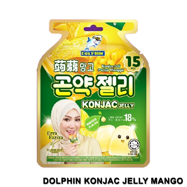 Captain Dolphin Mango Konjac Jelly (20gx15s) | Lazada